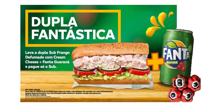 Subway® lança promoção Dupla Fantástica – Revista Live Marketing
